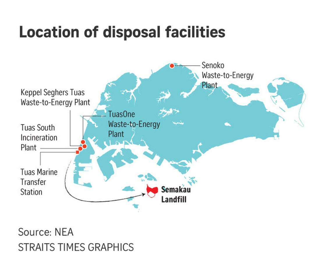 Ash from Semakau Landfill could be used to reclaim land for mega Tuas ...