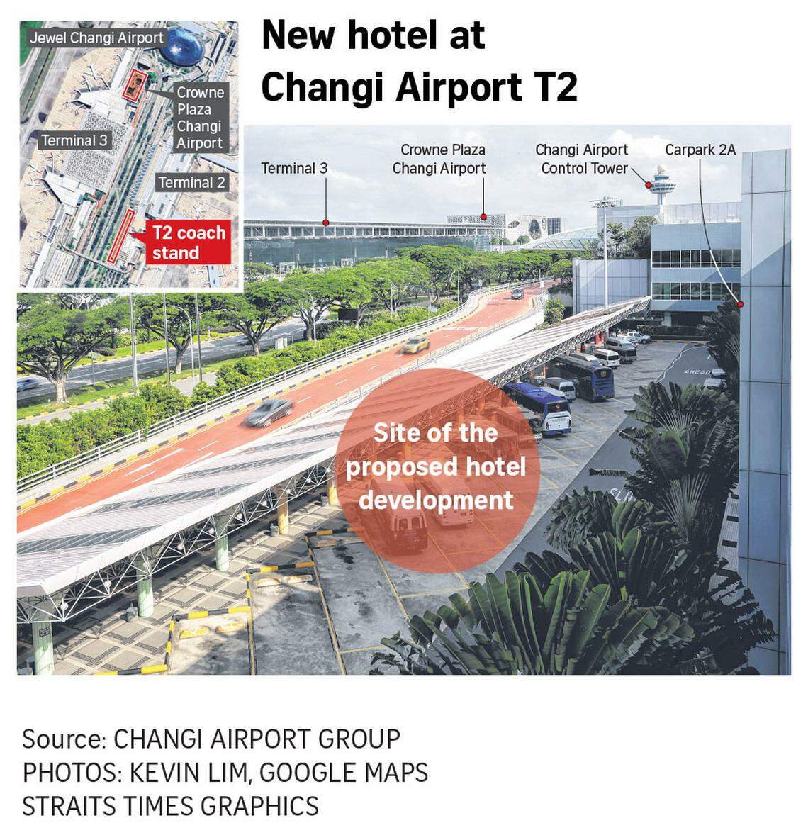 New hotel with at least 220 rooms to be built at Changi Airport T2 by ...