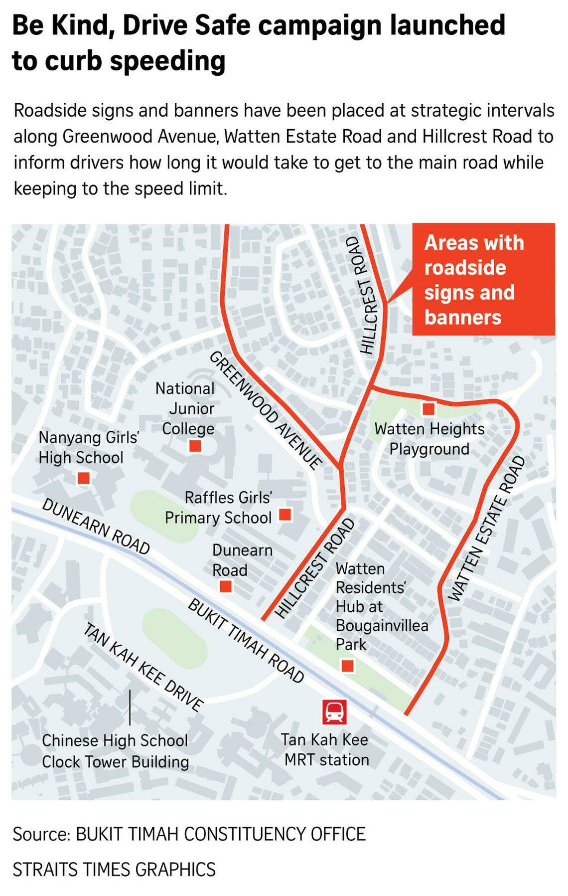 Road safety campaign launched in Watten, Hillcrest | The Straits Times