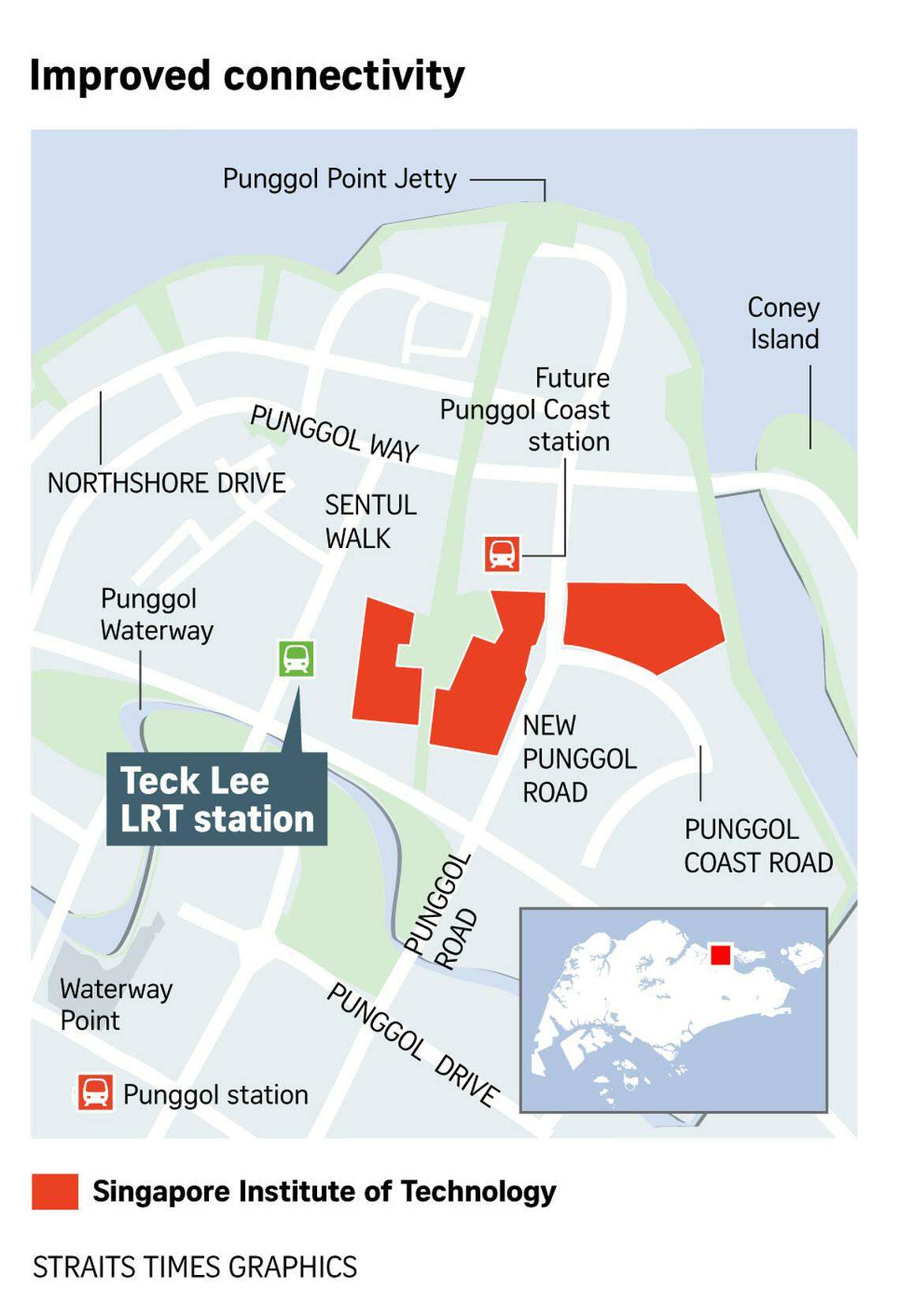 Teck Lee LRT station to open near upcoming SIT campus in Punggol | The ...