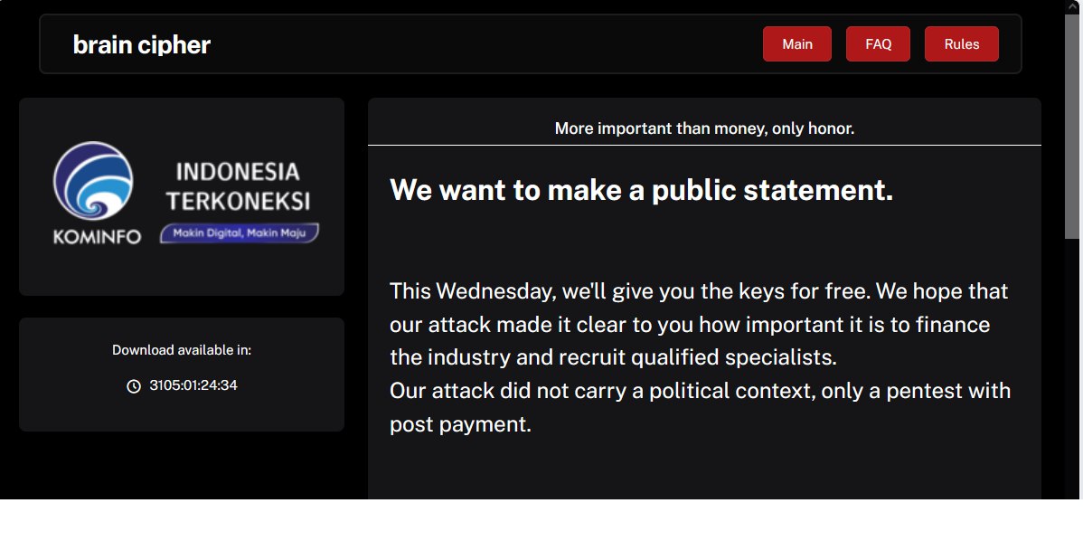 Indonesian ministry apologises for cyber attack amid calls for ...
