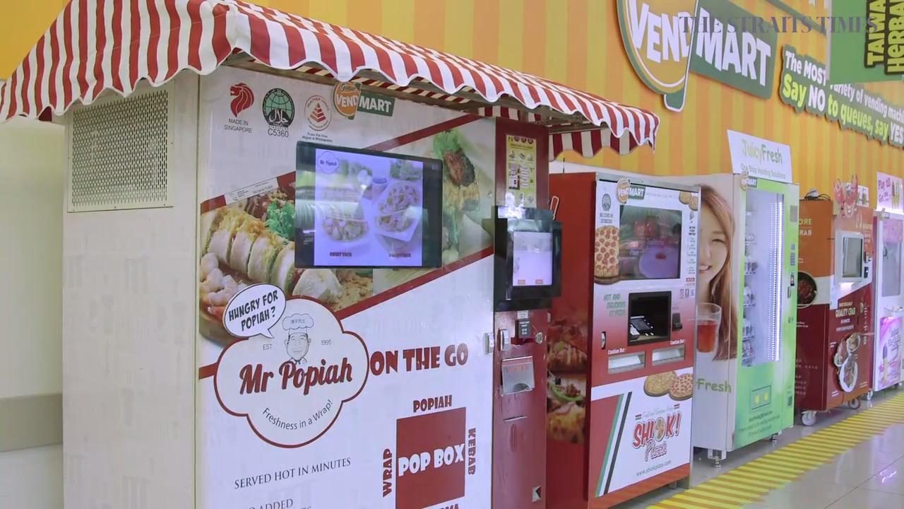 Vending machines that dispense headscarves, fish food and gardening ...