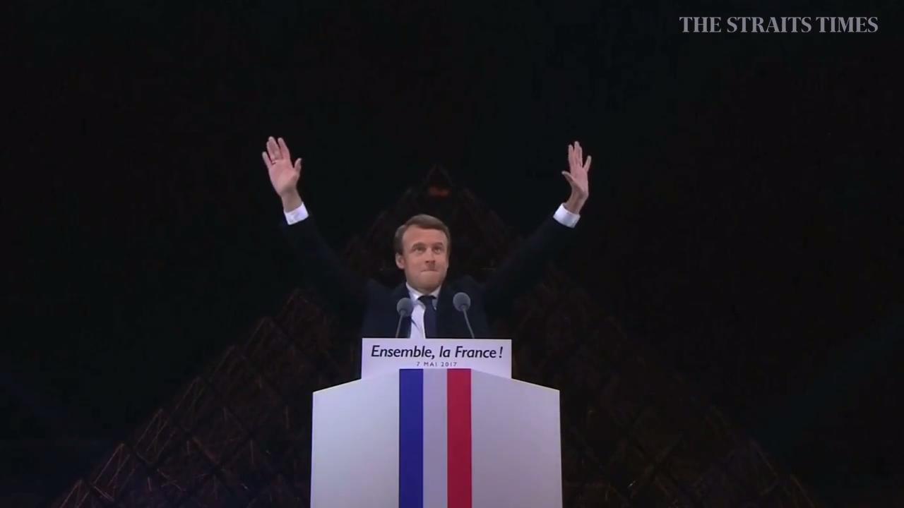 Emmanuel Macron ignites the crowd at his Paris victory rally | The ...
