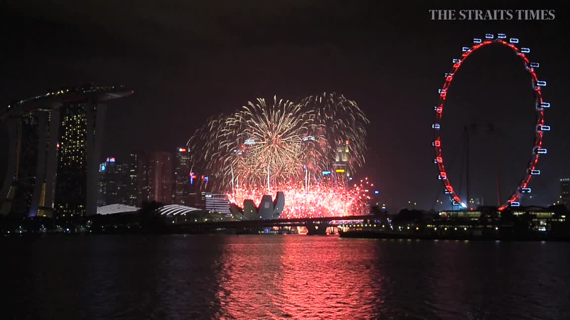 Different effects that make up this year's National Day Parade ...