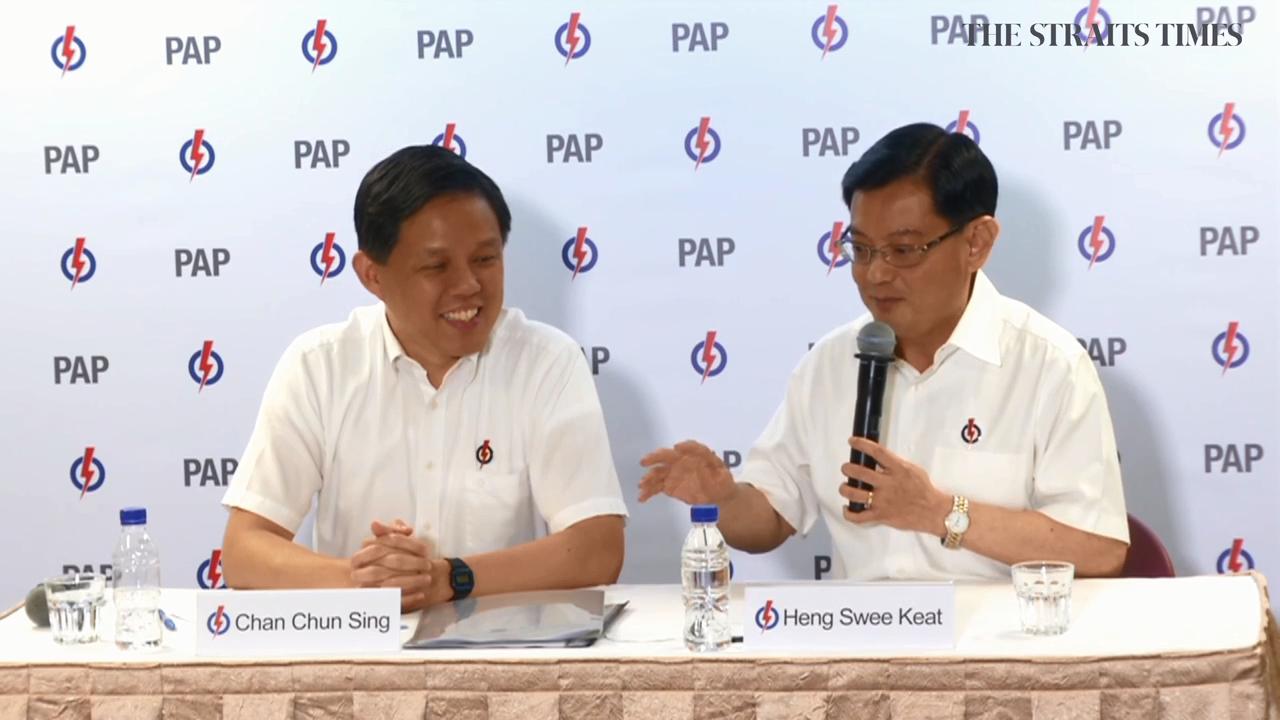 Heng Swee Keat and Chan Chun Sing have complementary strengths, make a ...