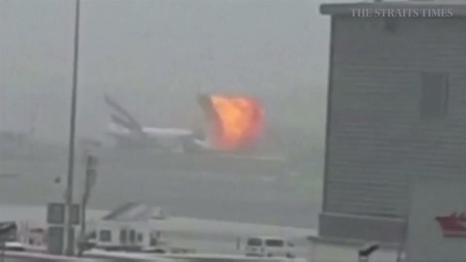 All passengers safely evacuated after Emirates flight crash-lands in ...
