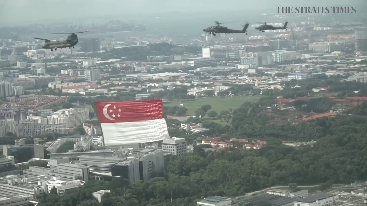NDP 2020: State flag to be flown across Singapore via 2 routes in east ...