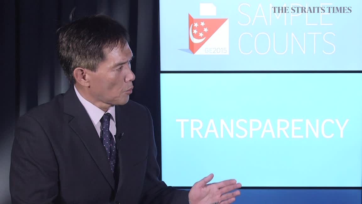 GE2015: Thumbs up for making sample count public | The Straits Times