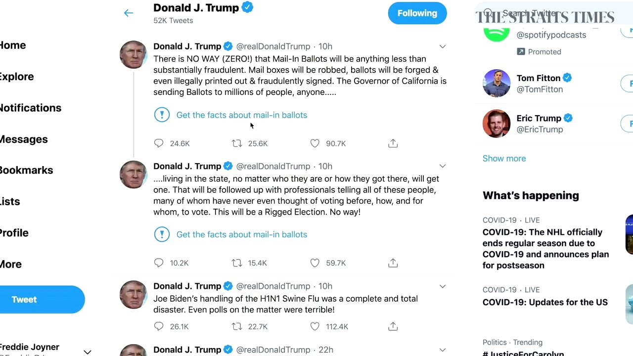Trump threatens social media shutdown over Twitter fact-check label ...