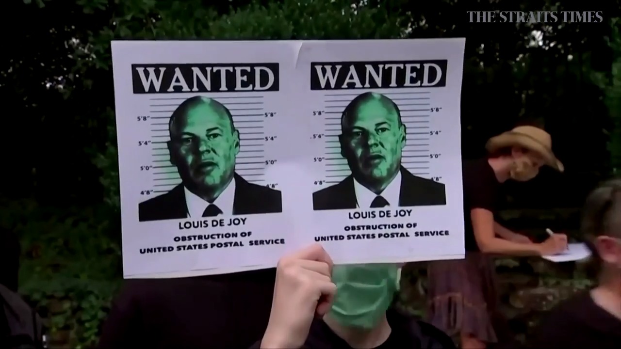US Postmaster General faces scrutiny as protests mount | The Straits Times