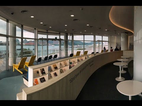 Biggest shopping mall library offering views of Sentosa to open in ...