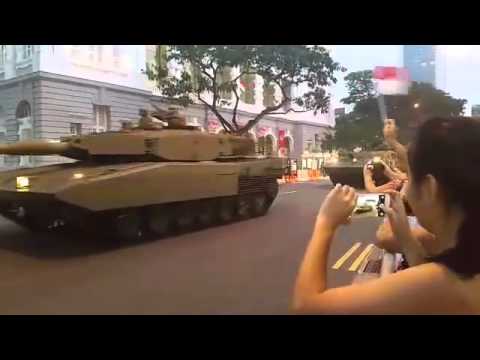 Show of military might as Army, Navy, Air Force and Police Force ...
