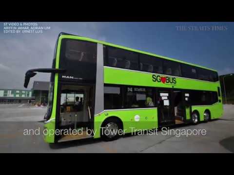 3-door double decker bus with 2 staircases and USB ports hits the road ...