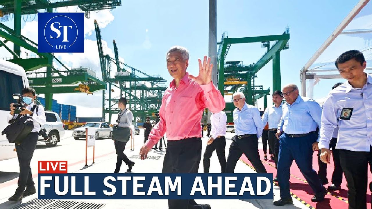 Tuas mega port officially opens with 3 berths; PM Lee says it will be ...