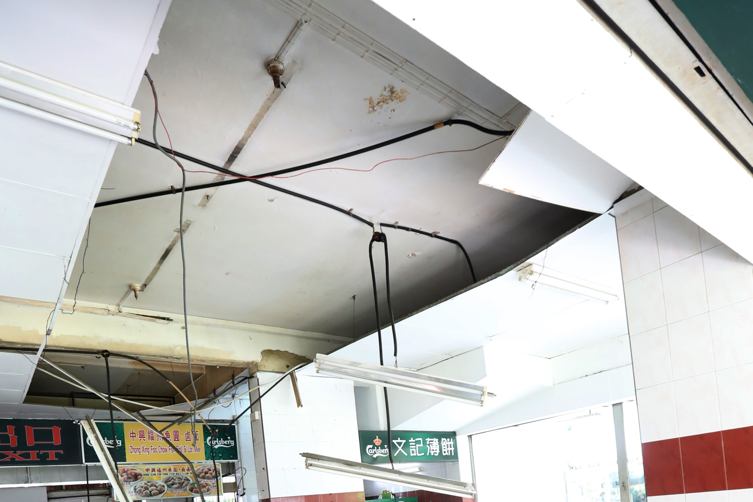 Close shave at coffee shop | The Straits Times