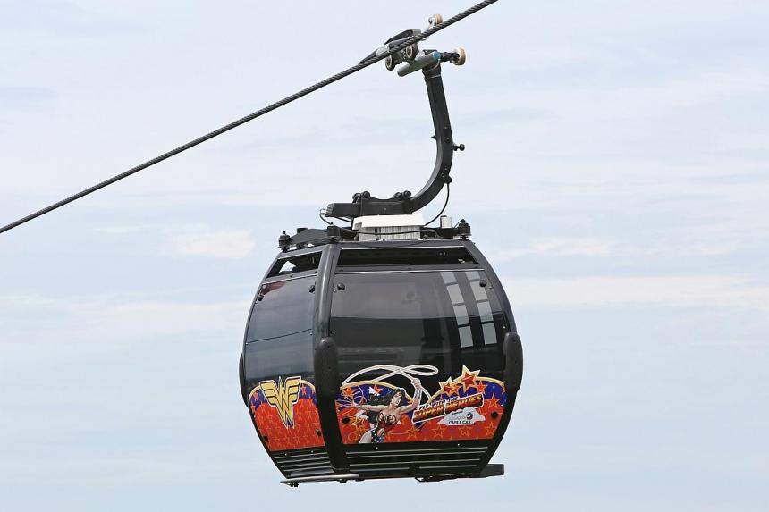Singapore cable cars get superhero-themed facelift | The Straits Times