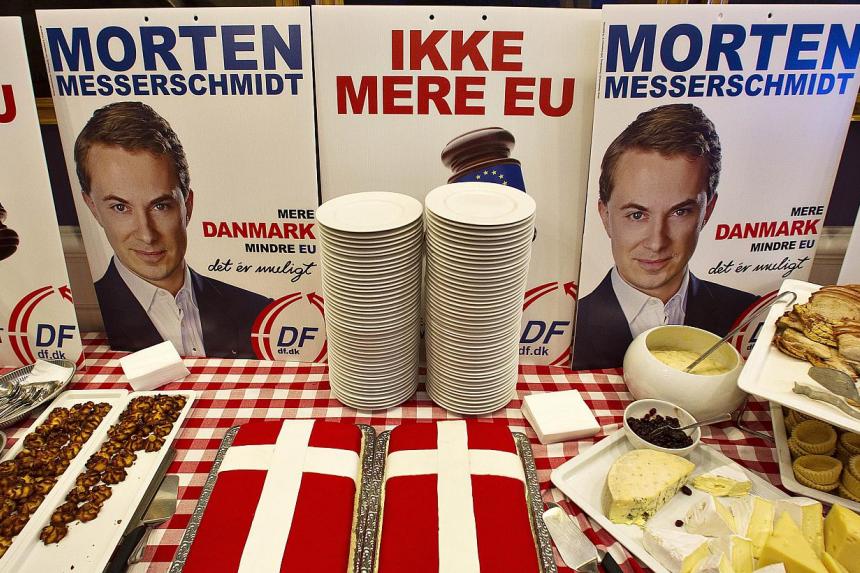 Right-wing Danish People's Party win big in EU election | The Straits Times
