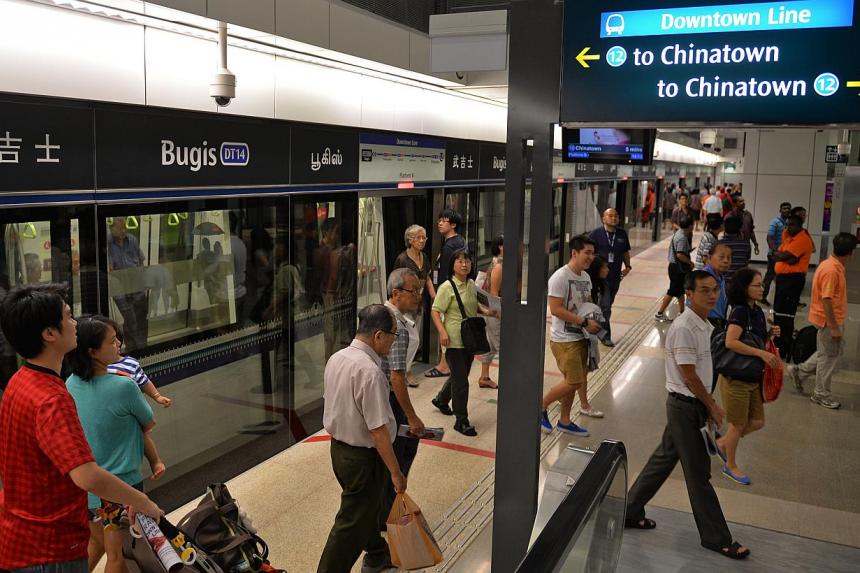 Downtown Line 1 has average weekday ridership of 58,000 | The Straits Times