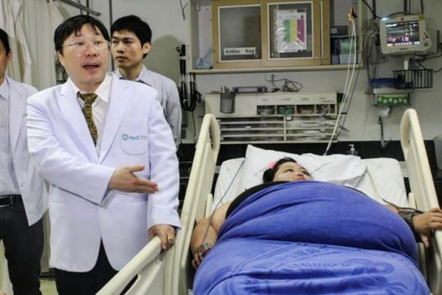 Woman weighing 300 kg admitted to Chiang Mai hospital | The Straits Times