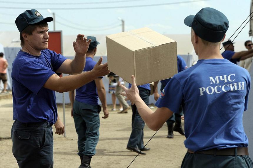Russia wants humanitarian aid 'bridge' into Ukraine: Report | The ...