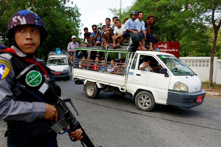 Myanmar lifts curfew in violence-racked state capital | The Straits Times