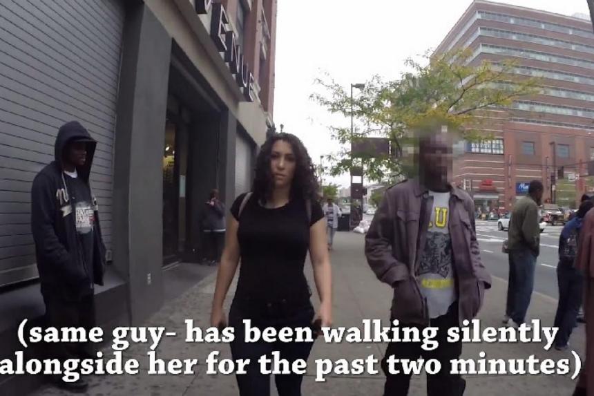 New York street harassment video goes viral | The Straits Times