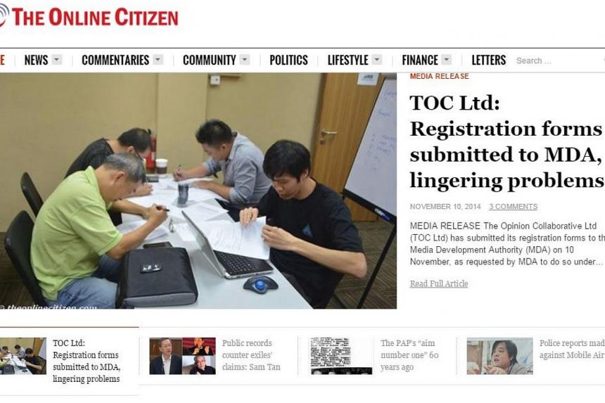 Company behind socio-political website TOC registers under class ...