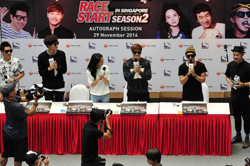 Running Man stars sign autographs at Suntec, fans are rapturous | The ...