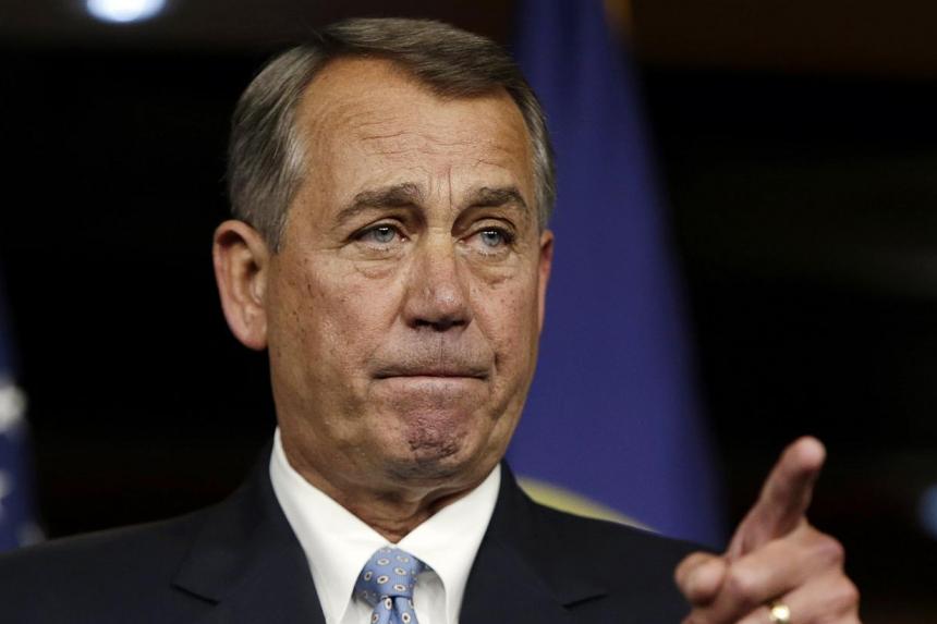 US House re-elects Republican John Boehner as speaker | The Straits Times