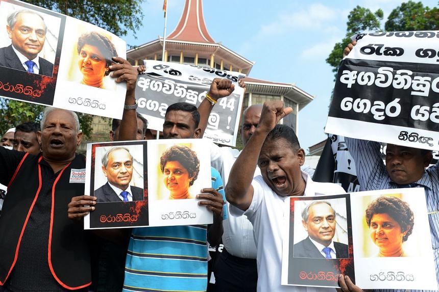 Sri Lanka bans top judge from conference over coup claim | The Straits ...