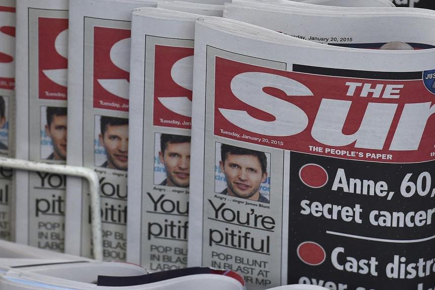 Topless Page 3 returns to Britain's The Sun | The Straits Times