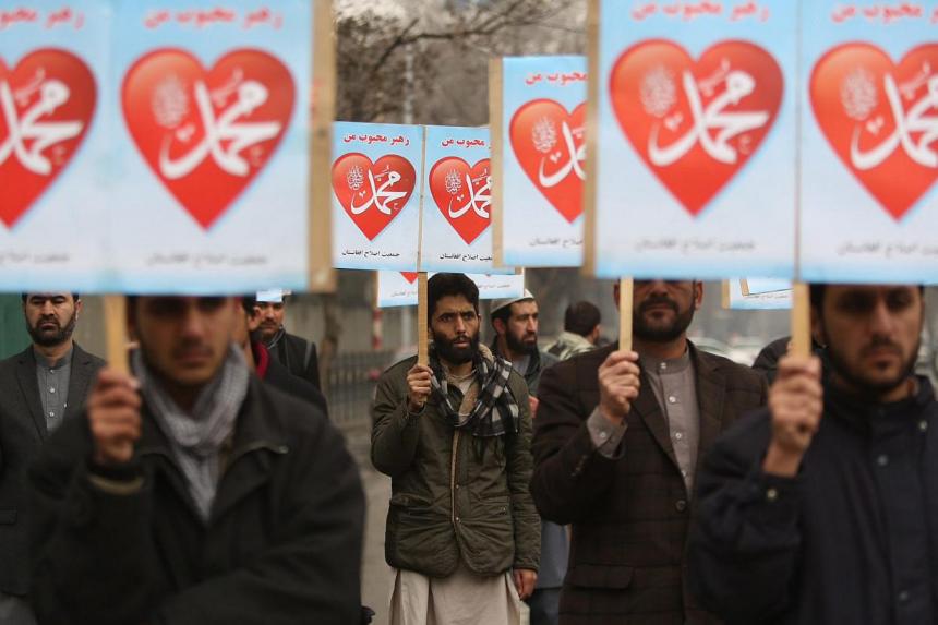 Afghanistan anti-Charlie Hebdo protest draws 20,000, biggest rally yet ...