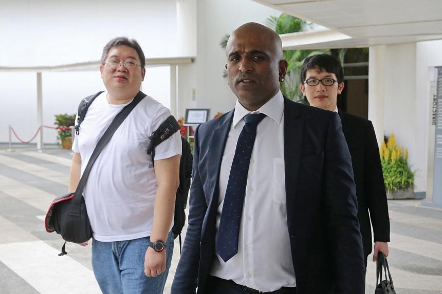 Lawyer M Ravi makes a scene at Law Society office | The Straits Times