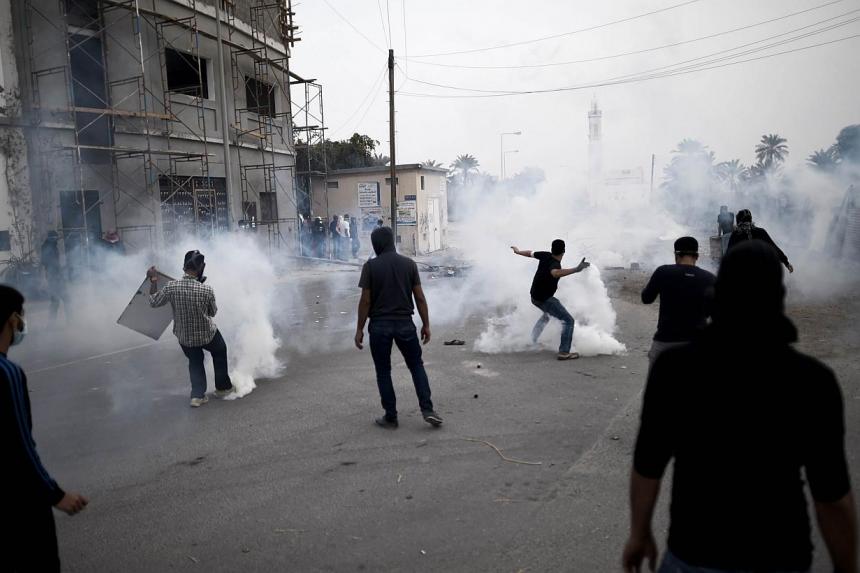 Bahrain police fire tear gas as protests mark uprising inspired by Arab ...