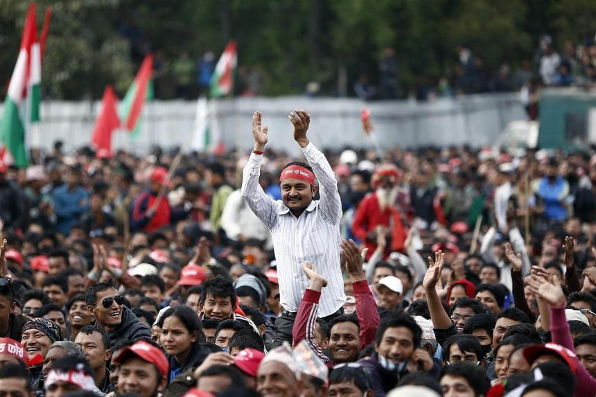 Nepal police fire teargas as thousands protest over constitution | The ...