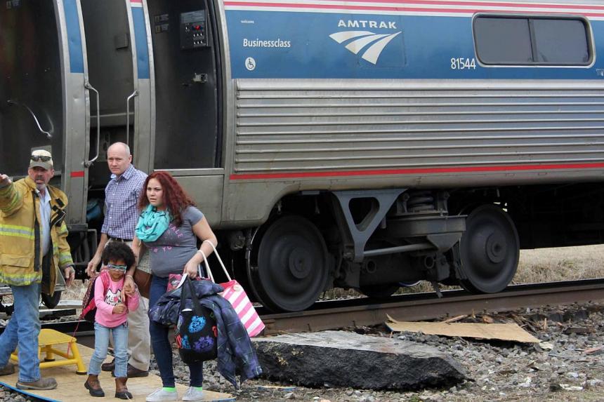 Amtrak train crashes into tractor-trailer at North Carolina rail ...