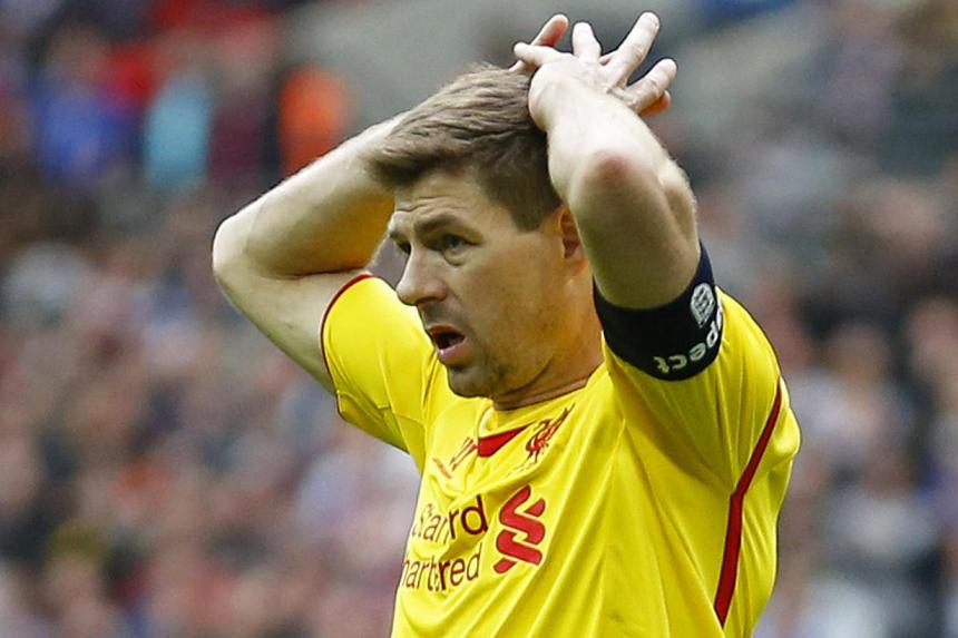 Football: Gerrard slams nervous Reds after FA Cup exit | The Straits Times
