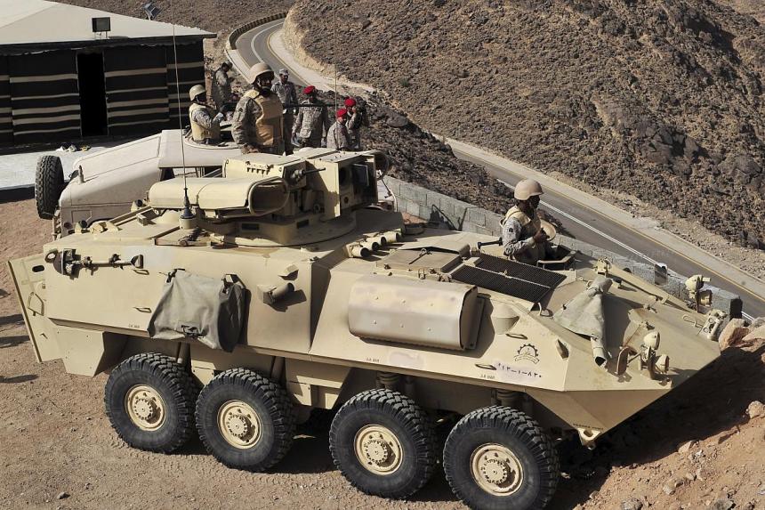 First Saudi National Guards reach Yemen border zone | The Straits Times