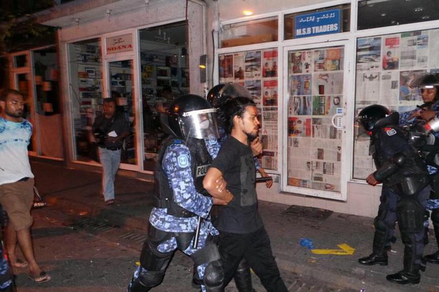 Almost 200 arrested at Maldives protest over ex-president's jailing ...