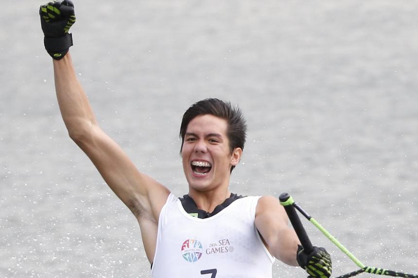 Sasha Christian and Mark Leong deliver water-ski golds for Singapore ...