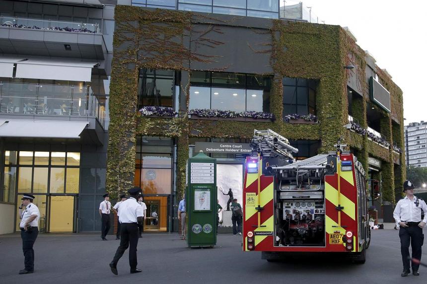 Tennis: Wimbledon grounds evacuated after fire alert | The Straits Times