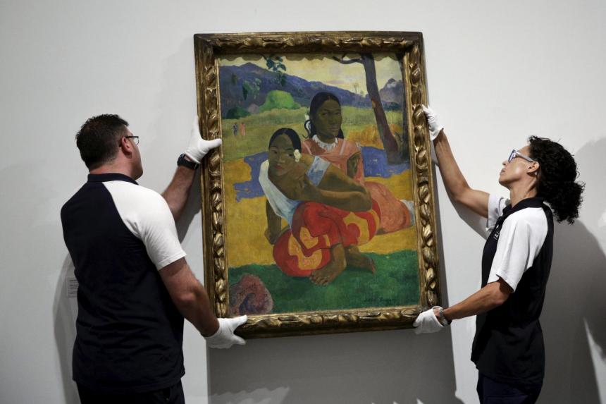 Gauguin's Tahitian painting 'Nafea faa ipoipo' goes on display in ...