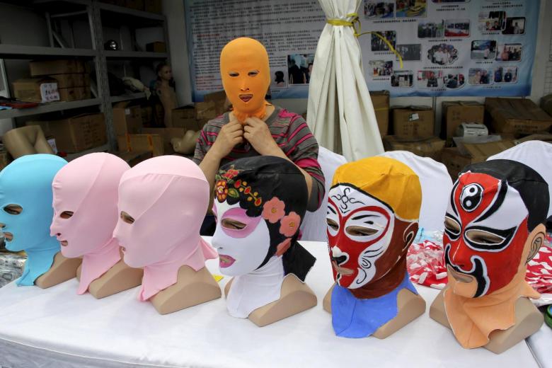 China's famous 'face-kini' gets Peking Opera-inspired facelift | The ...