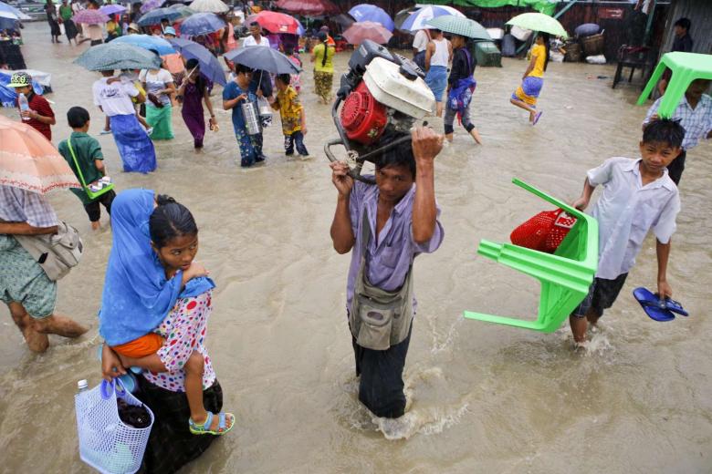 Severe flooding hampers rescue efforts in Myanmar, at least 27 dead ...