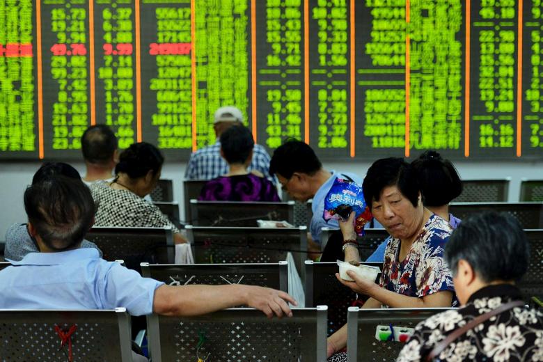 China stock exchanges step up crackdown on short-selling | The Straits ...