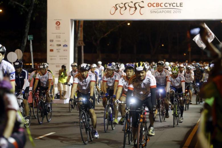 OCBC Cycle participants give event the thumbs-up | The Straits Times