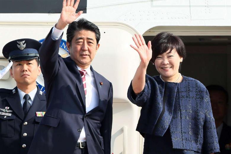 Japan's Abe heads to Central Asia to cement business ties | The Straits ...