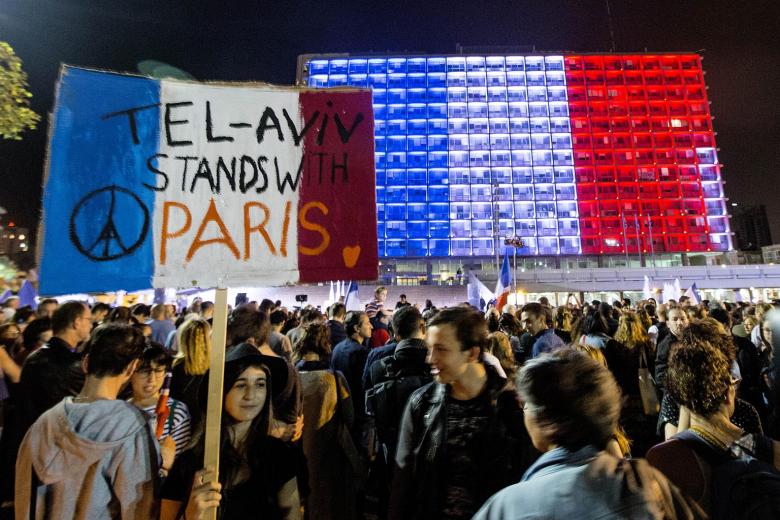 In Pictures: World lights up in solidarity with France | The Straits Times