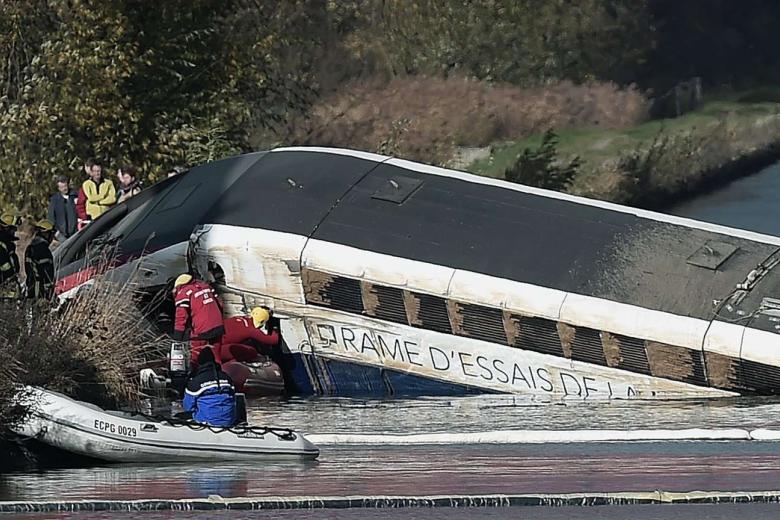 Excessive speed caused high-speed train to derail in France: Rail ...