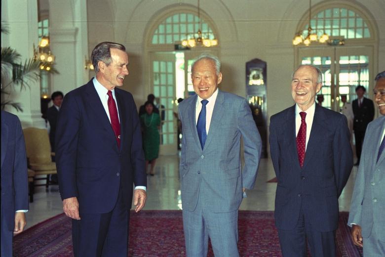 US presidents past and present laud Mr Lee Kuan Yew's friendship and ...